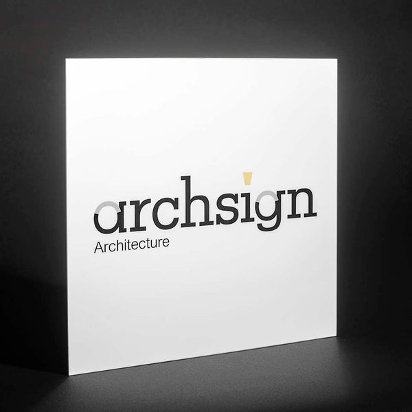 Indoor Branded Metal Sign - Art Box Frame (Vertical) - Print 2 Metal