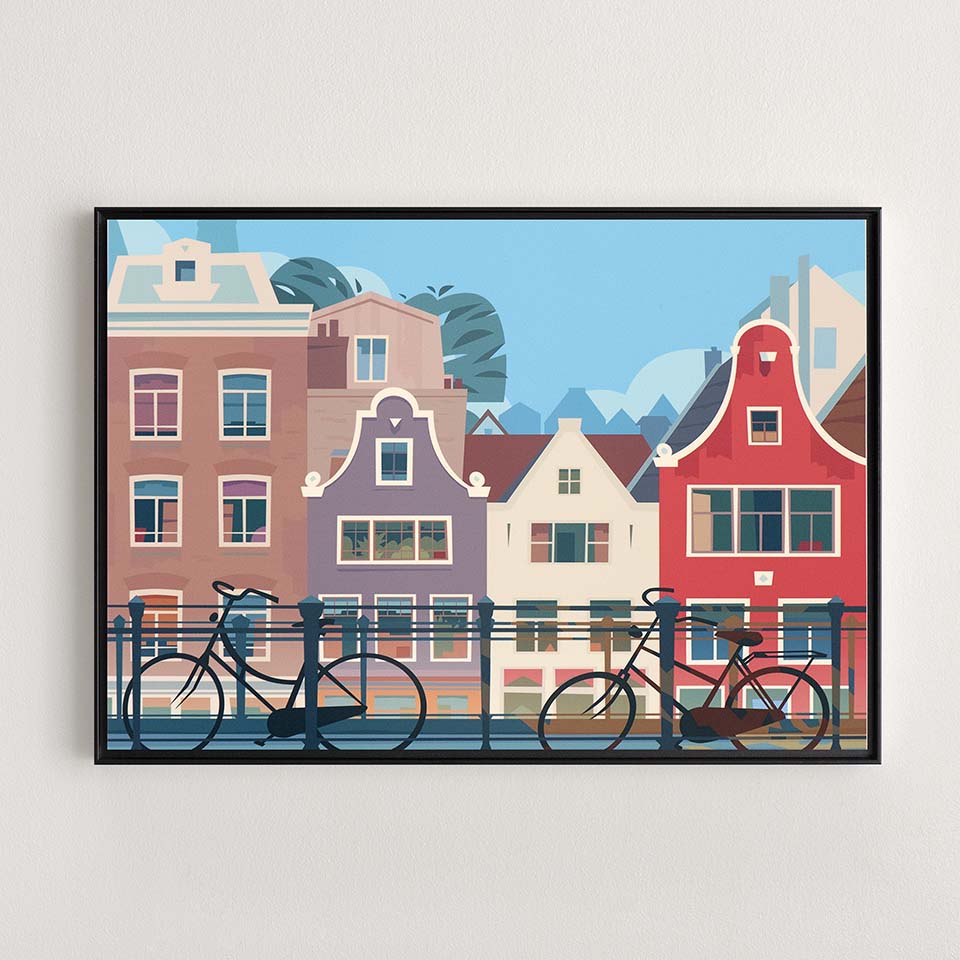 Indoor Art Box Frame (Horizontal) - Print 2 Metal