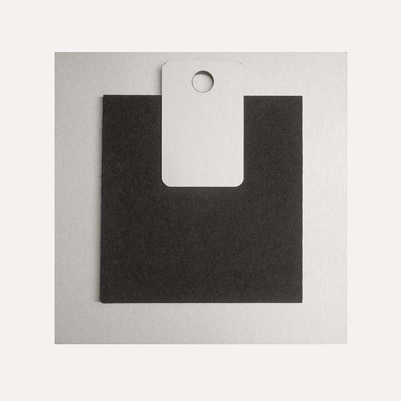 Indoor Floating Hanger (Horizontal) - Print 2 Metal